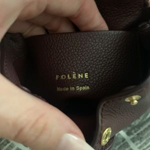 Polene | Bags | Polene Numro Un Micro Burgundy | Poshmark